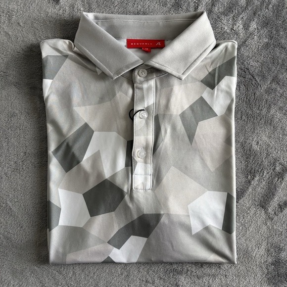 Shirts | Redvanly Mens New Baron Golf Polo Limoges Gray Micro Chip Sz M ...